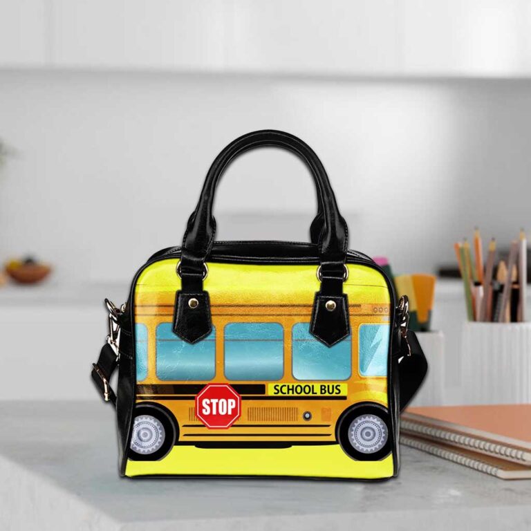 School Bus Driver Leather Tote Bag, Back To School Gifts, Beginning Of ...
