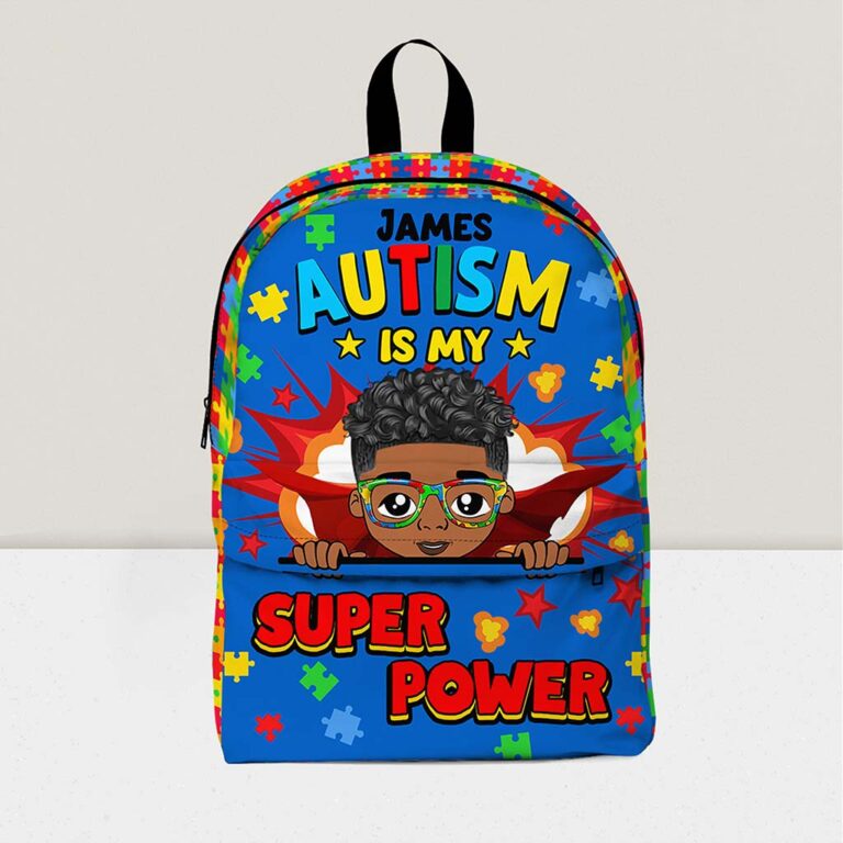 Personalized Back to School Autism Backpack, Lunchbag, Bottle ...